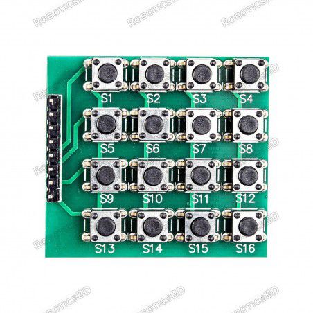 4x4 Micro Switch Matrix Keypad Robotics Bangladesh