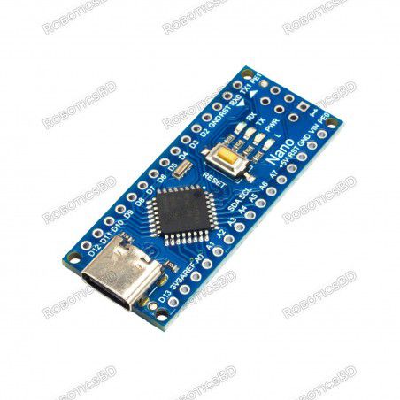 Arduino Nano CH340G Development Board -Type C Robotics Bangladesh