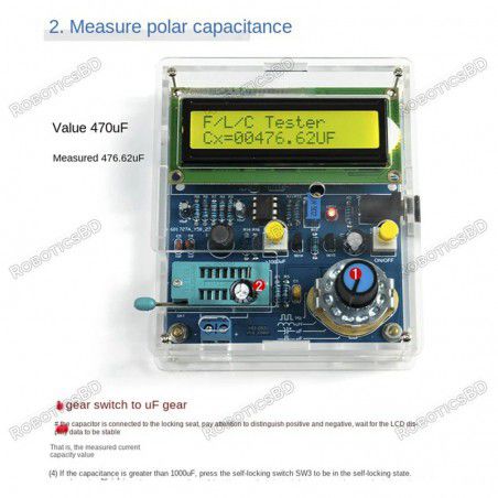 Capacitance & Inductance Meter with Frequency Measurement DIY ...