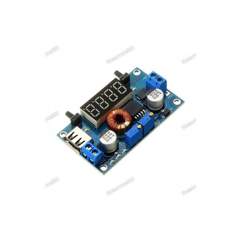 XL4015 DC-DC Step-Down Buck Converter Module with LED Display 4A 75W ...