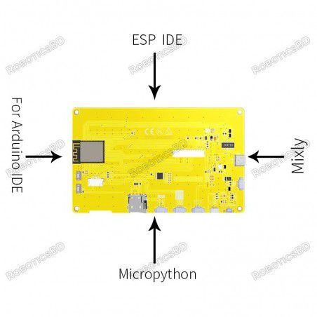 ESP32-S3 5-Inch IPS Smart Display Wi-Fi & Bluetooth HMI TFT LCD Module ...