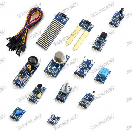 13 Sensors Kits Pack by Waveshare Robotics Bangladesh