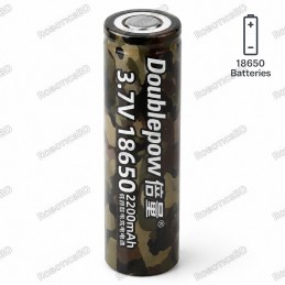 18650 Wasing 3.7V 2000mAh Li-ion Battery - Flat Top Solderable - True ...