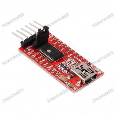 FTDI USB to TTL Serial Converter Adapter FT232RL Robotics Bangladesh