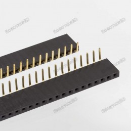 Female IC Sockets 3 Pins 20 Pcs 2x20 Pin Female Right Angle Header ...