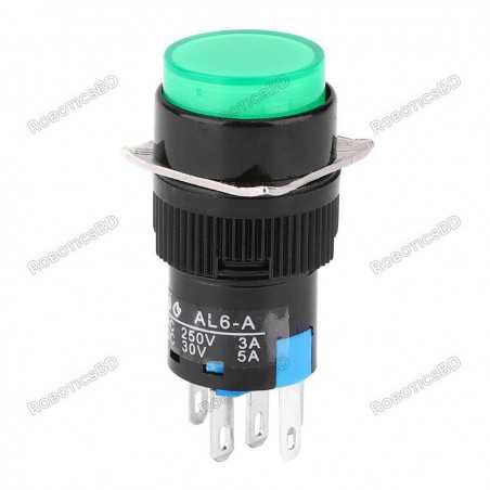 Green Push Button Switch