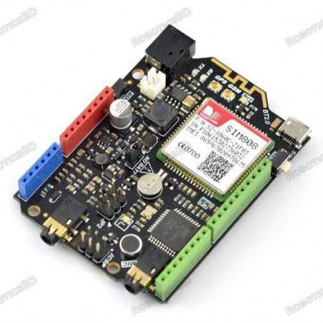 SIM808 GSM/GPRS/GPS IoT Board (Arduino Leonardo Compatible) Robotics ...