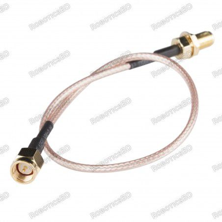 SMA Female to SMA Male - Interface Cable 250mm Robotics Bangladesh